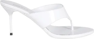 PARIS TEXAS Femme, Chaussures, Blanc, Taille: 38 1/2 EU Lidia Thong Mule 70