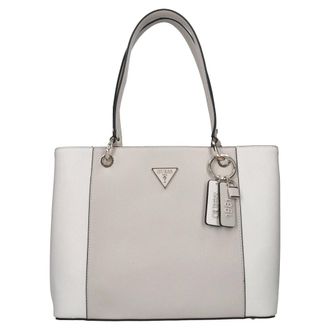 Guess Femme, Sacs, Beige, Taille: ONE Size Noelle Saffiano Tote