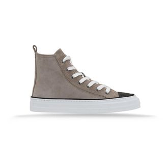 Brunello Cucinelli Wildleder-Sneaker mit Strasssteinen - - Shoes - Damen - Braun - 37 1/2 EU