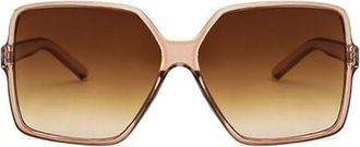 Generic Lunettes De Soleil Carr&eacute;es &Agrave; Grande Monture For Hommes, For Lext&eacute;rieur, Les Vacances, Le Sport Et Femmes(Orange)