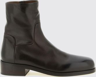 Mars&egrave;ll Gnocco Stiefeletten aus genarbtem Leder mit seitlichem Rei&szlig;verschluss