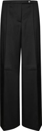 Pinko Pinko, Femme, Pantalons, Noir, Taille: 38 FR Placida Pantalone Flanella