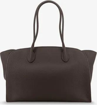 The Row Marlo 14 hammered leather shoulder bag - THE ROW - gender_Woman