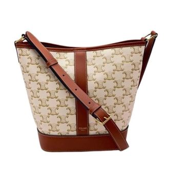 Celine Sac bandouli&egrave;re vintage Pre-owned - Femme - Pre-owned - Beige - Taille: ONE Size