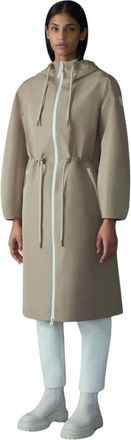 Mackage Femme, Manteaux, Beige, Taille: 38 FR Mekelle - Z Rain Coat