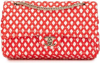 Chanel Hobo Bags - Jumbo Tweed Double Flap - Gr. unisize - in Rot - für Damen