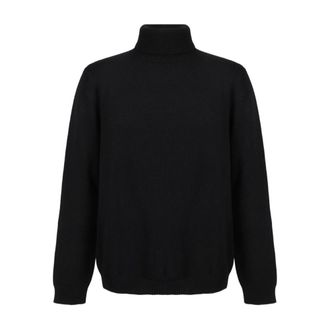 Roberto Collina Luxuri&ouml;ser Schwarzer Rollkragenpullover Strickwaren - - Knitwear - Herren - Schwarzk - 2XL