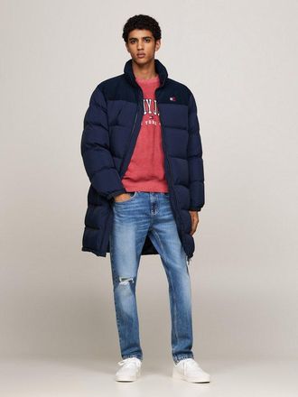 Tommy Jeans Steppjacke TJM CORD MIX ALASKA PARKA mit Cordeinsätzen