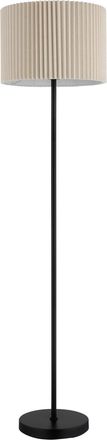 Globo Lighting Stehleuchte Page, Schwarz, Textil, 152 cm, CE, Fu&szlig;schalter, Lampen & Leuchten, Innenbeleuchtung, Leuchten nach R&auml;umen, B&uuml;rolampen