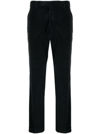 Dell'Oglio Tapered-Hose aus Cord - Blau