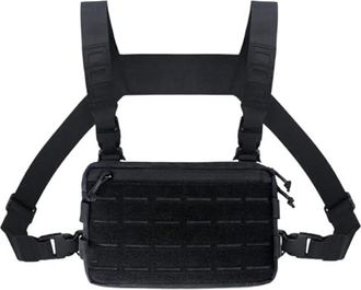 Generic Sac de chasse avec sangle de poitrine - Gilet de p&ecirc;che &agrave; la mouche r&eacute;glable et imperm&eacute;able - Sangle de poitrine dext&eacute;rieur pour fitness, randonn&eacute;e, cy