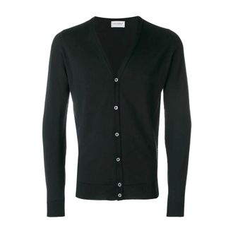 John Smedley Herren, Strickwaren, Schwarzk, XLGröße