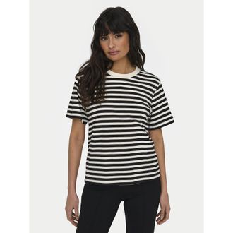 Only T-Shirt Livina 15272227 Schwarz Regular Fit