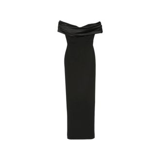 Solace London Femme, Robes, Noir, Taille: 34 FR Robe Os48023