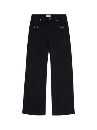 Gucci Cotton Denim Trousers - Gray