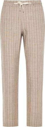 Barba Femme, Pantalons, Beige, Taille: 40 FR Pantalon Droit