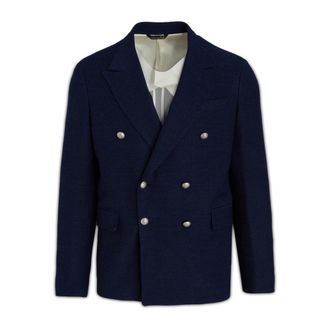 Brian Dales Jacken Westen - - Jackets - Herren - Blau - M