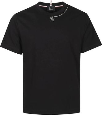Moncler Homme, Tops, Noir, Taille: L Logo T-Shirt