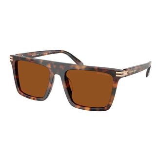 Michael Kors Edgewater Sonnenbrille in Blau - - Accessories - Herren - Braun - 55 MM