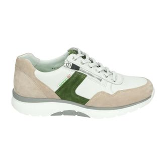 Mephisto Casual Wei&szlig;e Ledersneakers - - Shoes - Herren - Wei&szlig; - 46 1/2 EU