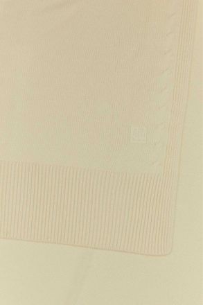 C & M Camilla and Marc Womens Ivory Wool Blend Ash Scarf Brightcream Exterior: Merino Nylon Sciarpe E Foulard