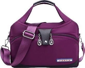 Generic Sac &agrave; bandouli&egrave;re tendance d&eacute;contract&eacute; et polyvalent en tissu pour connaissement &agrave; la main, violet, taille unique