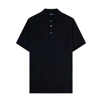 Drumohr Homme, Tops, Bleu, Taille: 2XL Polo MM Rasato