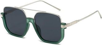 Generic Lunettes De Soleil À Monture Large For Hommes, Vacances, Plein Air, Femmes(Green)