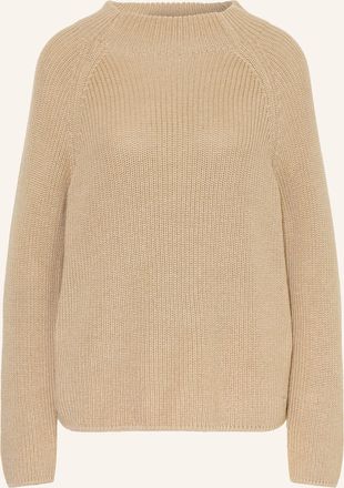 Monari Monari Rollkragenpullover beige