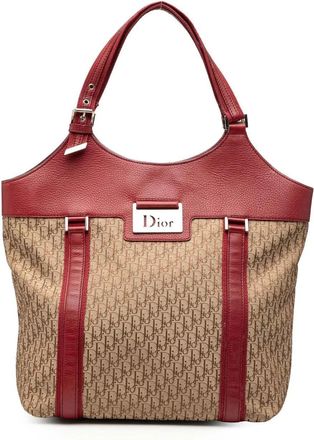Dior Shopper - Diorissimo Trotter Canvas Street Chic Tote - Gr. unisize - in Braun - f&uuml;r Damen