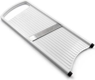 Metaltex 194537014 Mini-Gurkenhobel aus Edelstahl/ABS, Edelstahl, Silber, 20.5 x 8.5 x 0.9 cm