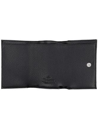 Vivienne Westwood Saffiano Leather Envelope Wallet - Black