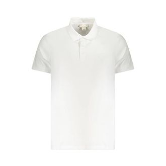 Calvin Klein Klassische Passform Wei&szlig;es Poloshirt - - Tops - Herren - Wei&szlig; - S