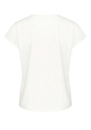 bianca Print-Shirt JULIE mit maritimem Front-Print und Metallic-Effekt