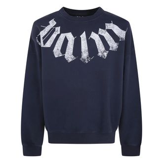 Palm Angels Homme, Sweatshirts et sweats &agrave; capuche, Bleu, Taille: L SweaT-shirts