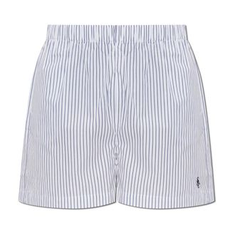 Sporty & Rich Shorts de la collection Preppy - Femme - Shorts - Bleu - Taille: 38 FR