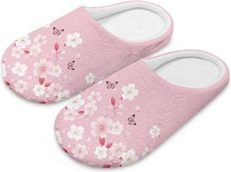 Coloranimal Chaussons de spa pour invit&eacute;s - Jetables et r&eacute;utilisables - Antid&eacute;rapants - Bout ferm&eacute;, Tulipe rose., 35.5/36.5 EU