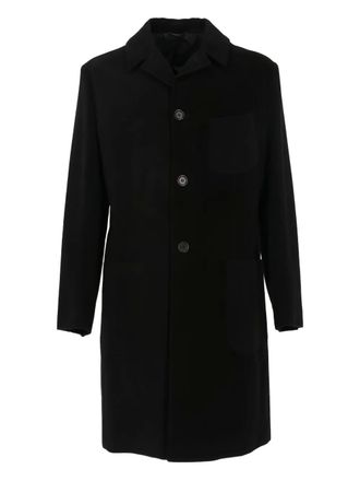 Romeo Gigli manteau &agrave; simple boutonnage (ann&eacute;es 1990) - Noir