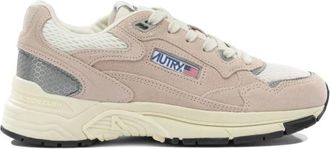 Autry Low-Top Sneaker - Suede And Mesh Sneakers - Gr. 36 (EU) - in Beige - f&uuml;r Damen