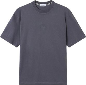Stone Island Homme, Tops, Bleu, Taille: L T-Chemises
