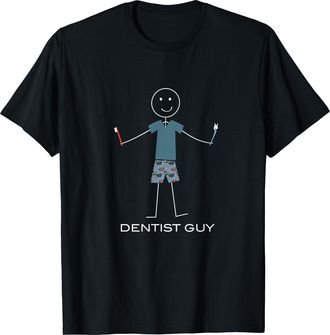 Whyitsme Design Lustiger Zahnarzt für Herren T-Shirt