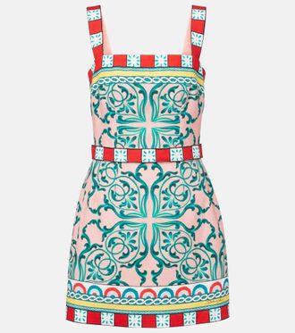 Dolce & Gabbana Bedurcktes Minikleid Taormina