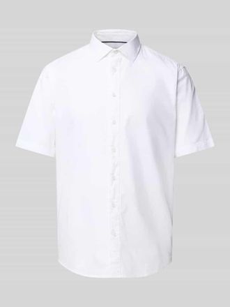 Jake*s Casual Fit Business-Hemd mit 1/2-Arm