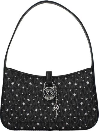 Michael Kors Femme, Sacs, Noir, Taille: ONE Size &Eacute;l&eacute;gant sac &agrave; main en tissu