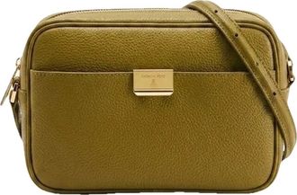 Patrizia Pepe Sac bandouli&egrave;re All Day en cuir - Femme - Sacs - Vert - Taille: ONE Size