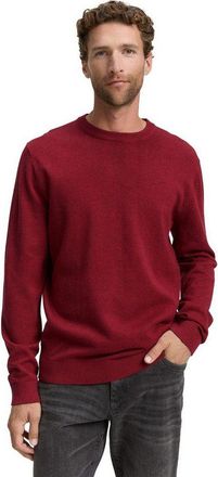 Tom Tailor Strickpullover BASIC CREWNECK KNIT aus Baumwolle