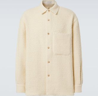 King & Tuckfield Hemdjacke aus Wolle und Baumwolle