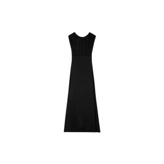 Jil Sander Midi Kleid in Schwarz - - Dresses - Damen - Schwarzk - M