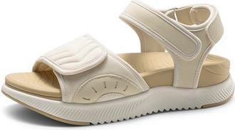 Dream Pairs Sandales Athlétiques pour Femmes Confortable et Antidérapantes Sandale de Extérieur Pratique,Size 41.5,Beige,DWUMST2507