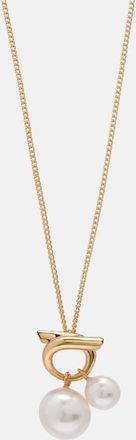 Ferragamo Halskette mit Zierperlen